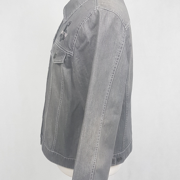 Mary Kay | Jackets & Coats | Mary Kay Gray Denim Jacket | Poshmark